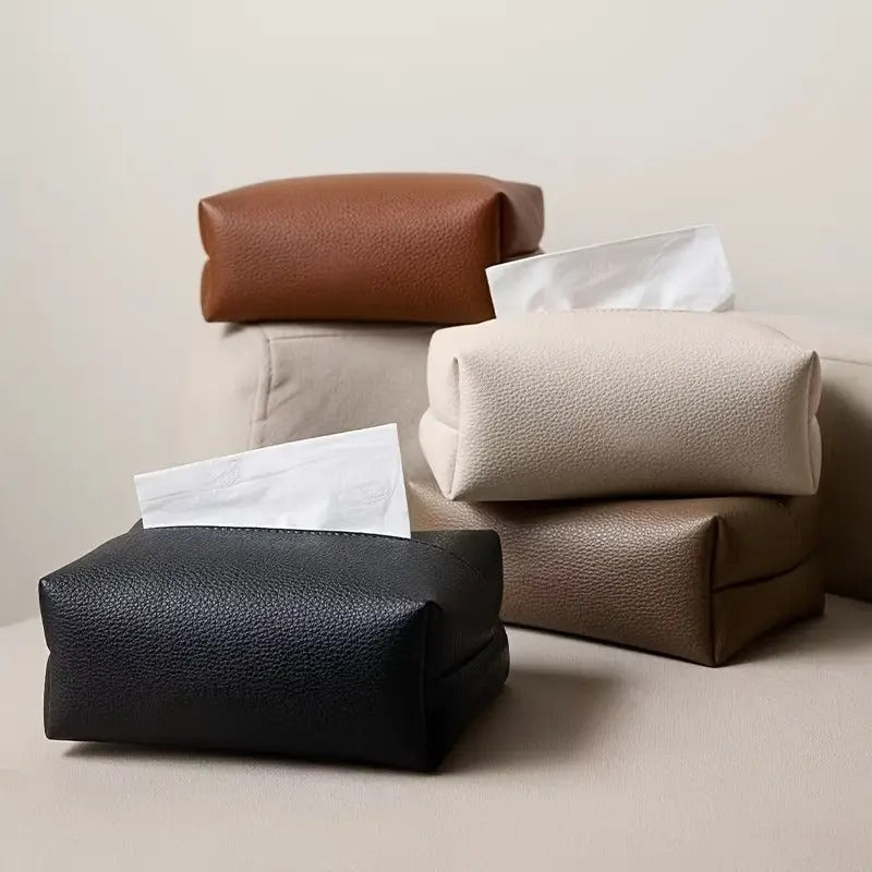 Leather Tissue Box – Folia Creatives